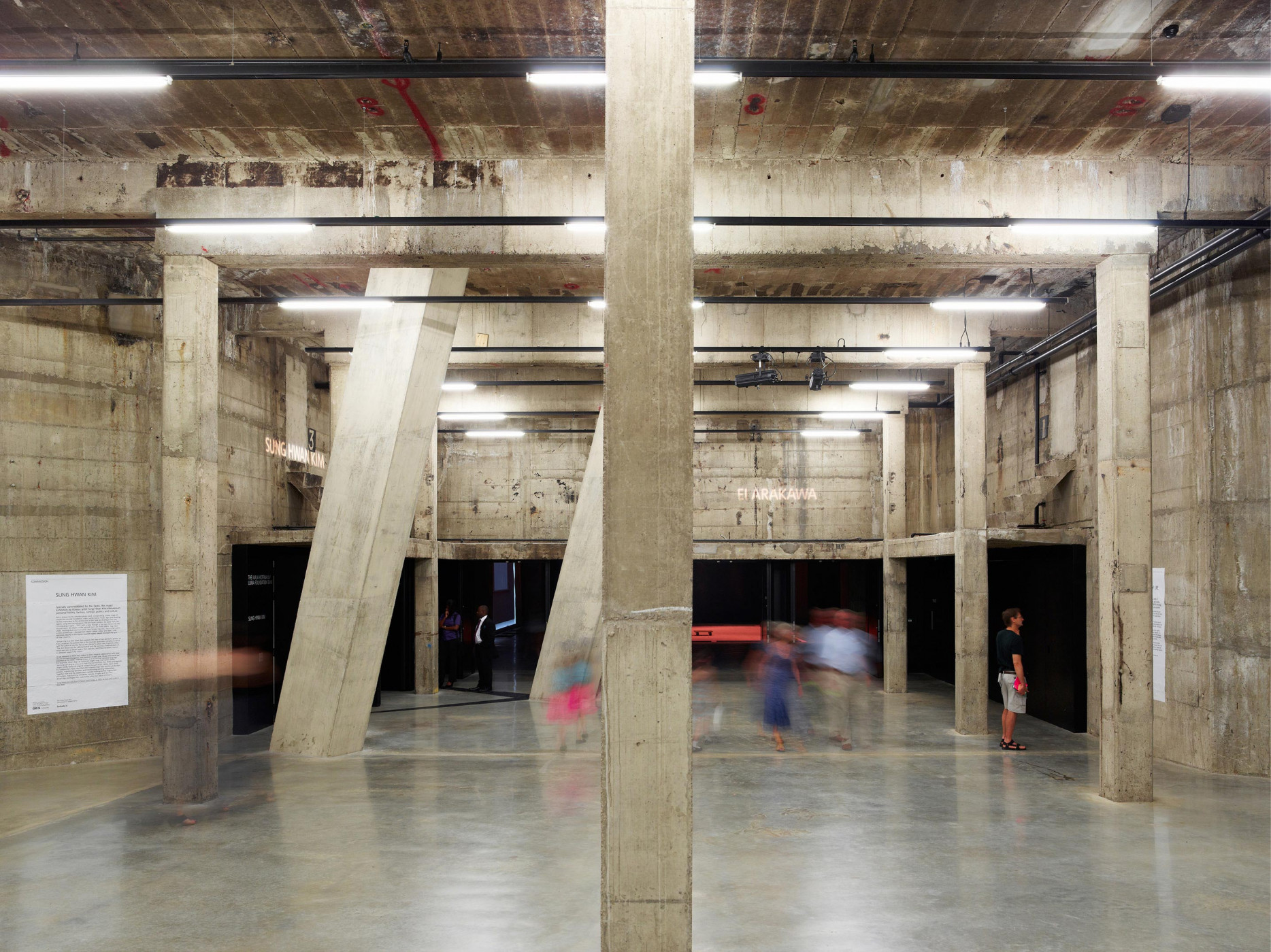 Tate Modern – The Tanks wayfinding and signage – Cartlidge Levene