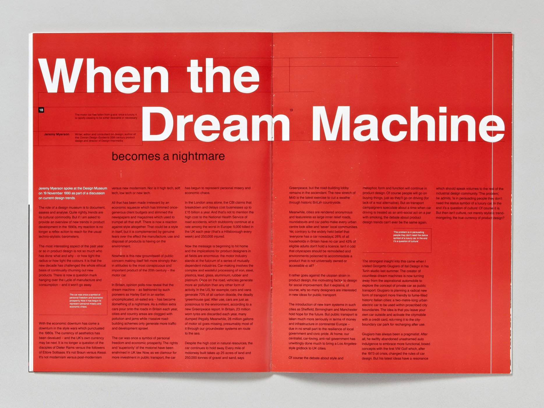 The Design Museum – Issue magazine – Cartlidge Levene