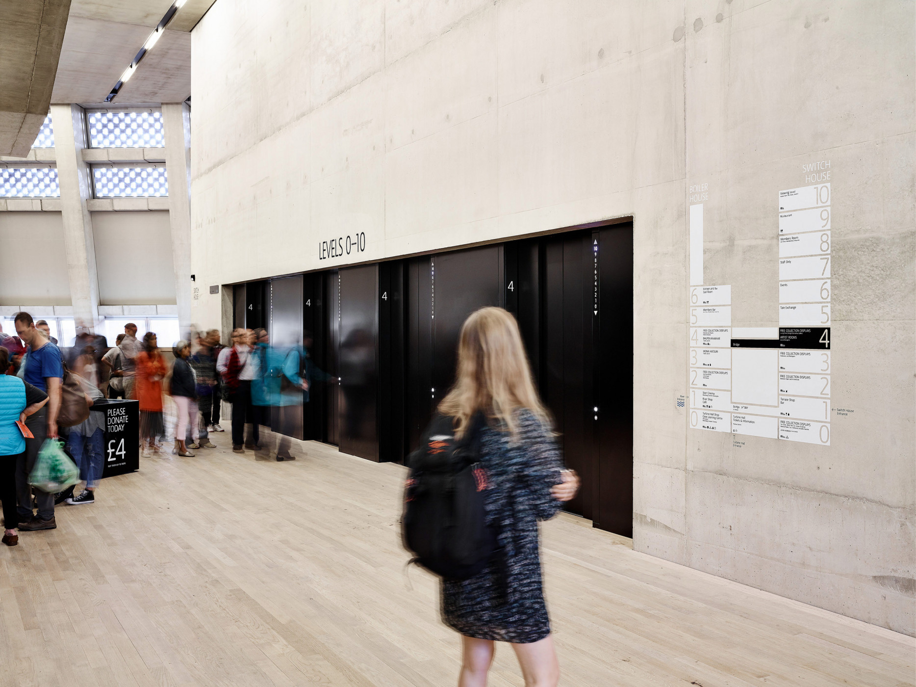 Tate Modern – Wayfinding and signage – Cartlidge Levene