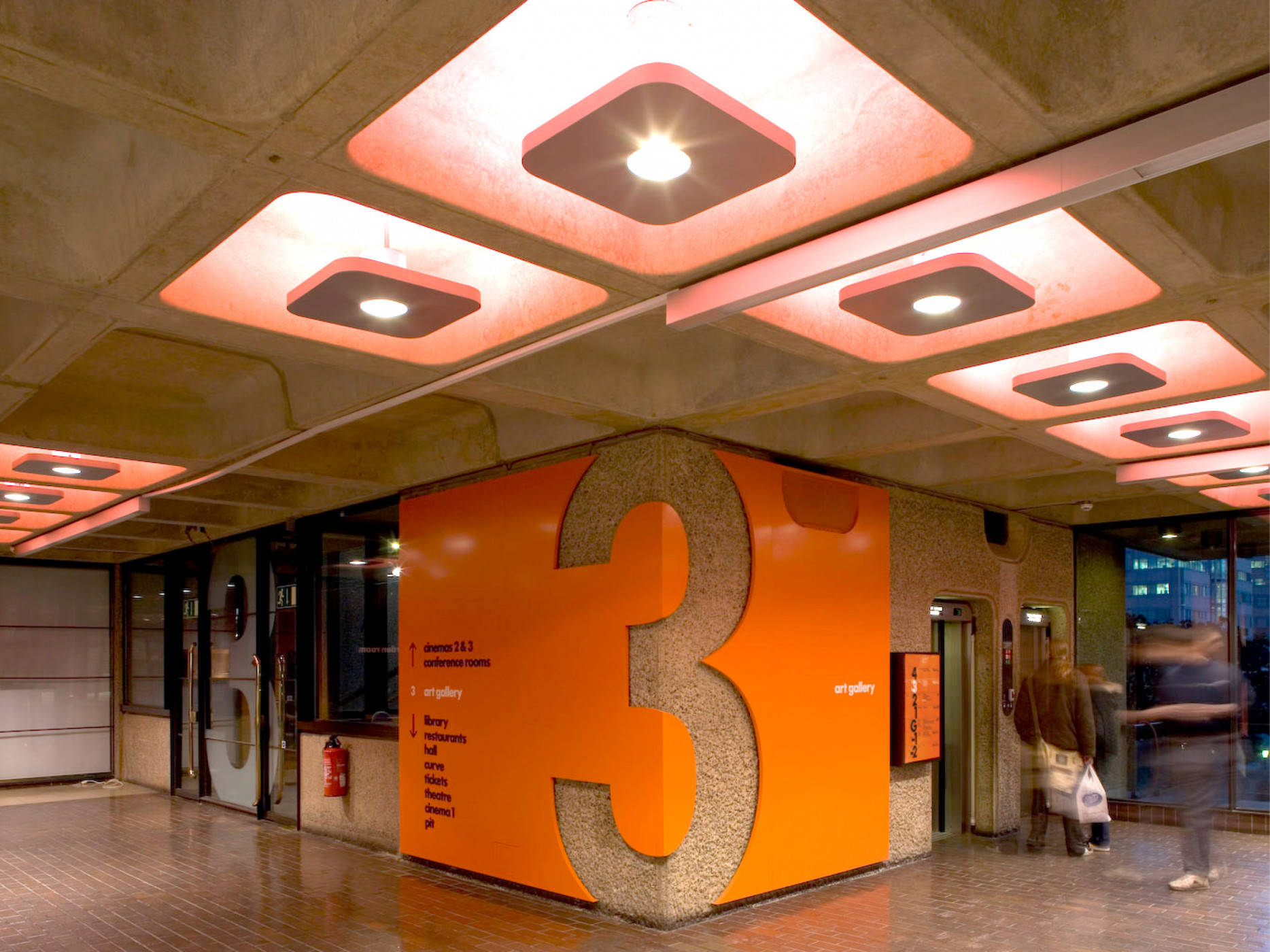 Barbican Arts Centre – Wayfinding & signage – Cartlidge Levene